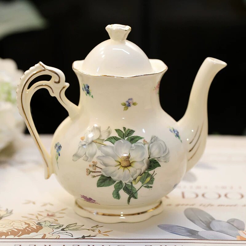 Керамический кофейник в стиле лайт-люкс, чайник, чайник для воды, керамический кофейник для пуровера, кофейная чашка,