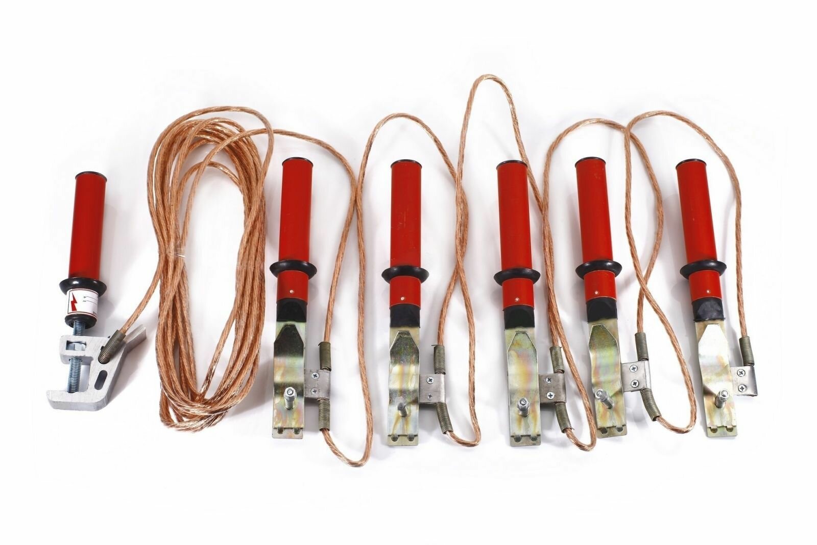 Заземление переносное Электро Трейд для воздушных линий электропередач, комплект, переносное, с заземляющим проводом