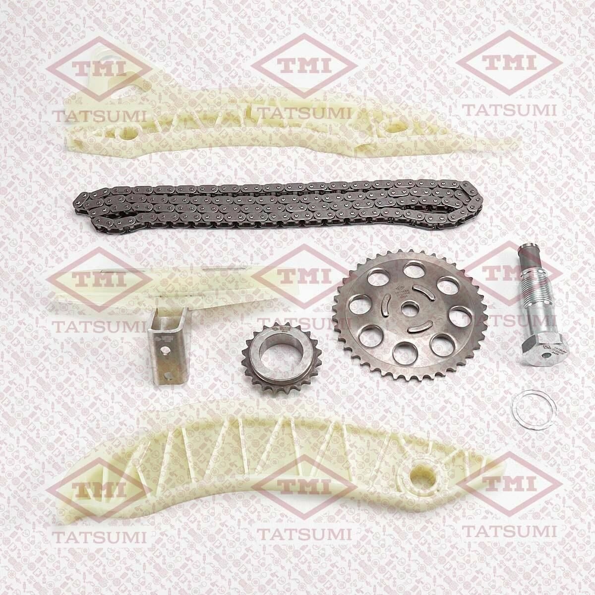 Комплект цепи ГРМ TATSUMI Citroen C4, C5, DS3, DS4, DS5 11-, Peugeot 207, 208, 308, 508, 3008, 5008 06- (TFS1036)