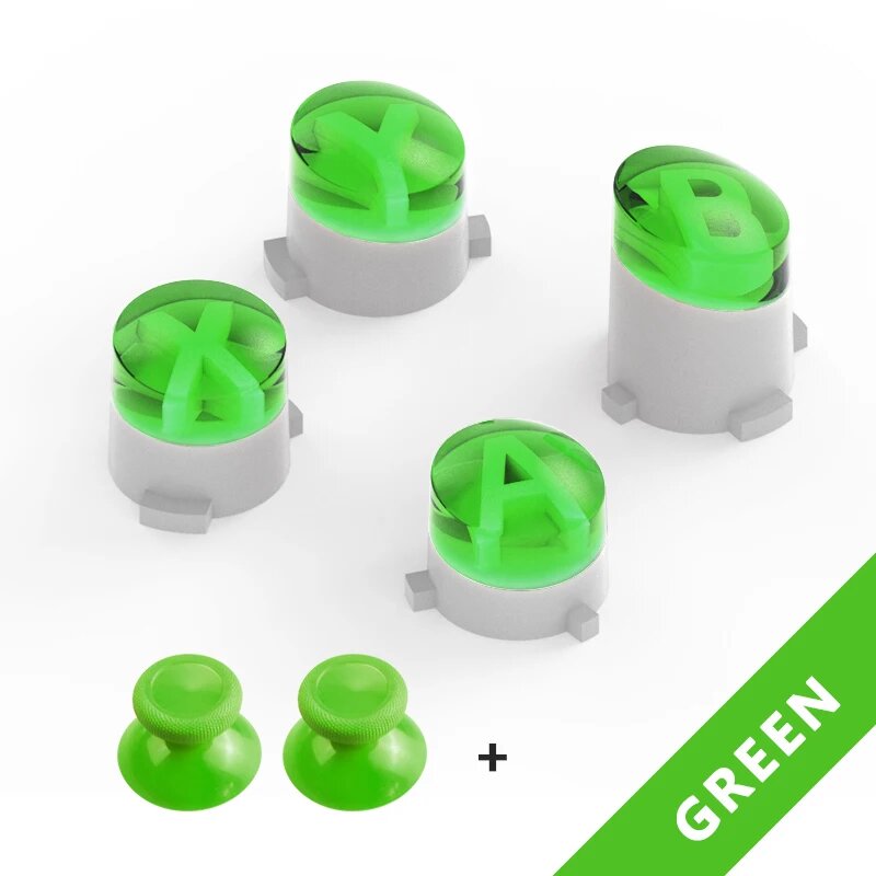 Комплект кнопок ABXY Green Set для Xbox