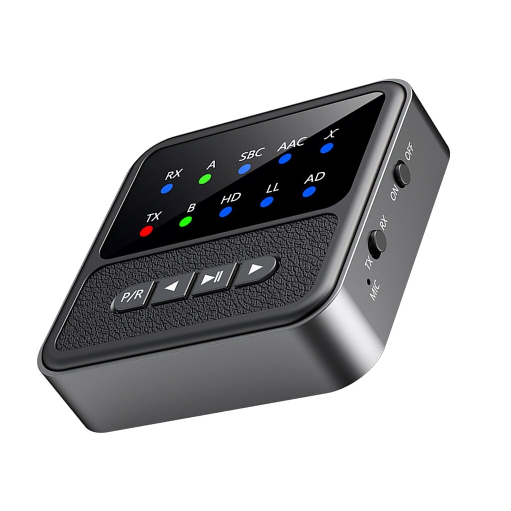 Bluetooth-совместимый 5.4 аудиоадаптер обеспечивает двойное подключение наушников (3,5 мм)