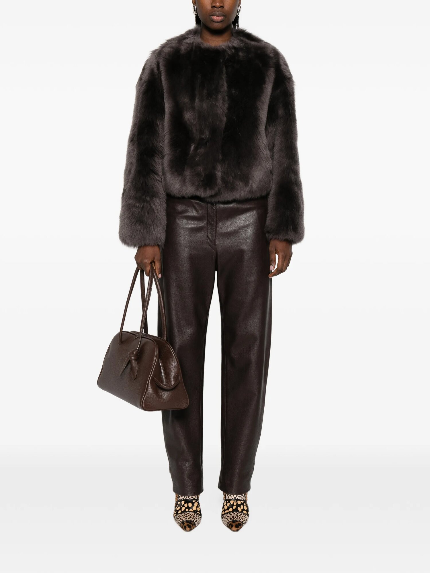 Куртка Tagliatore Long-sleeve shearling jacket, размер 42 — фото 1