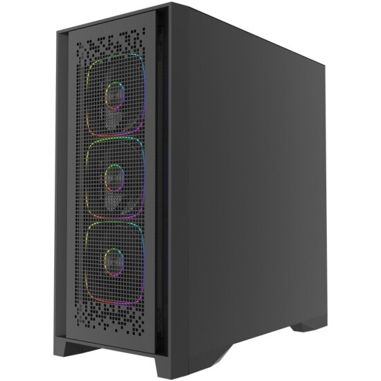 Корпус Powercase ByteFlow Pro ARGB, чёрный — фото 1
