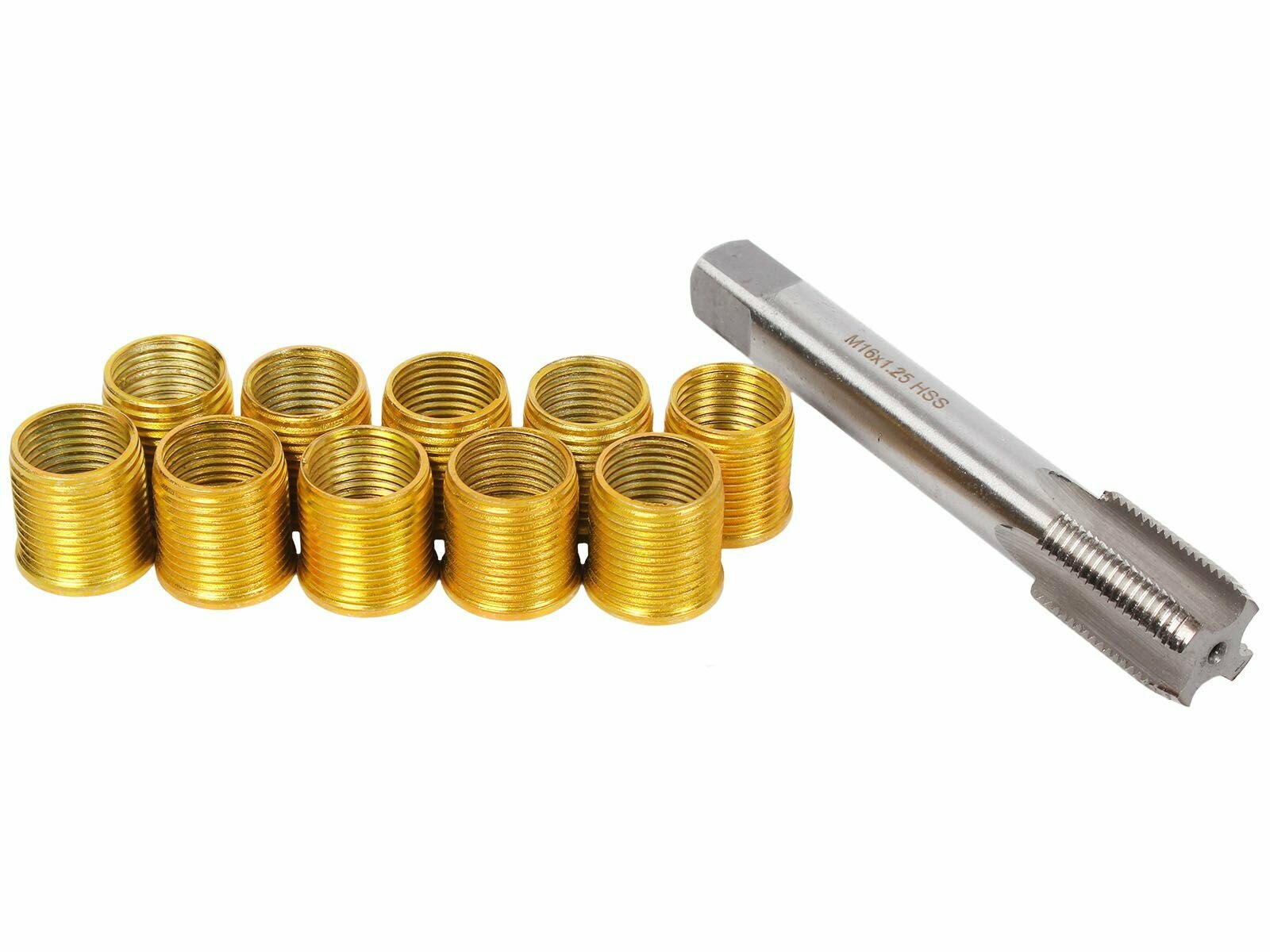 Набор для восстановления резьбы свечей M14x1.25 11 предметов ANROKEY