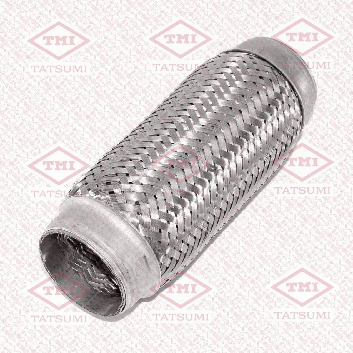 Труба гофрированная TATSUMI с внутренним плетением, без патрубков, 57.2х203 мм, innerbraid (TKA1035)
