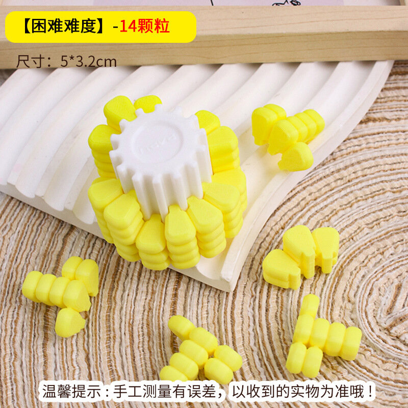 3D-печатный трехмерный пазл из кукурузы, ручная сборка, игра в еду, головоломка, игра на расшифровку, детская игрушка
