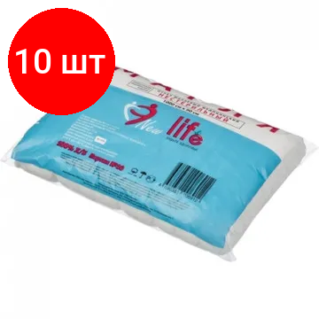 Комплект 10 штук, Перевяз. ср-ва Отрез марлевый нестерильный 10м. Life (оранж упак пл.27г )