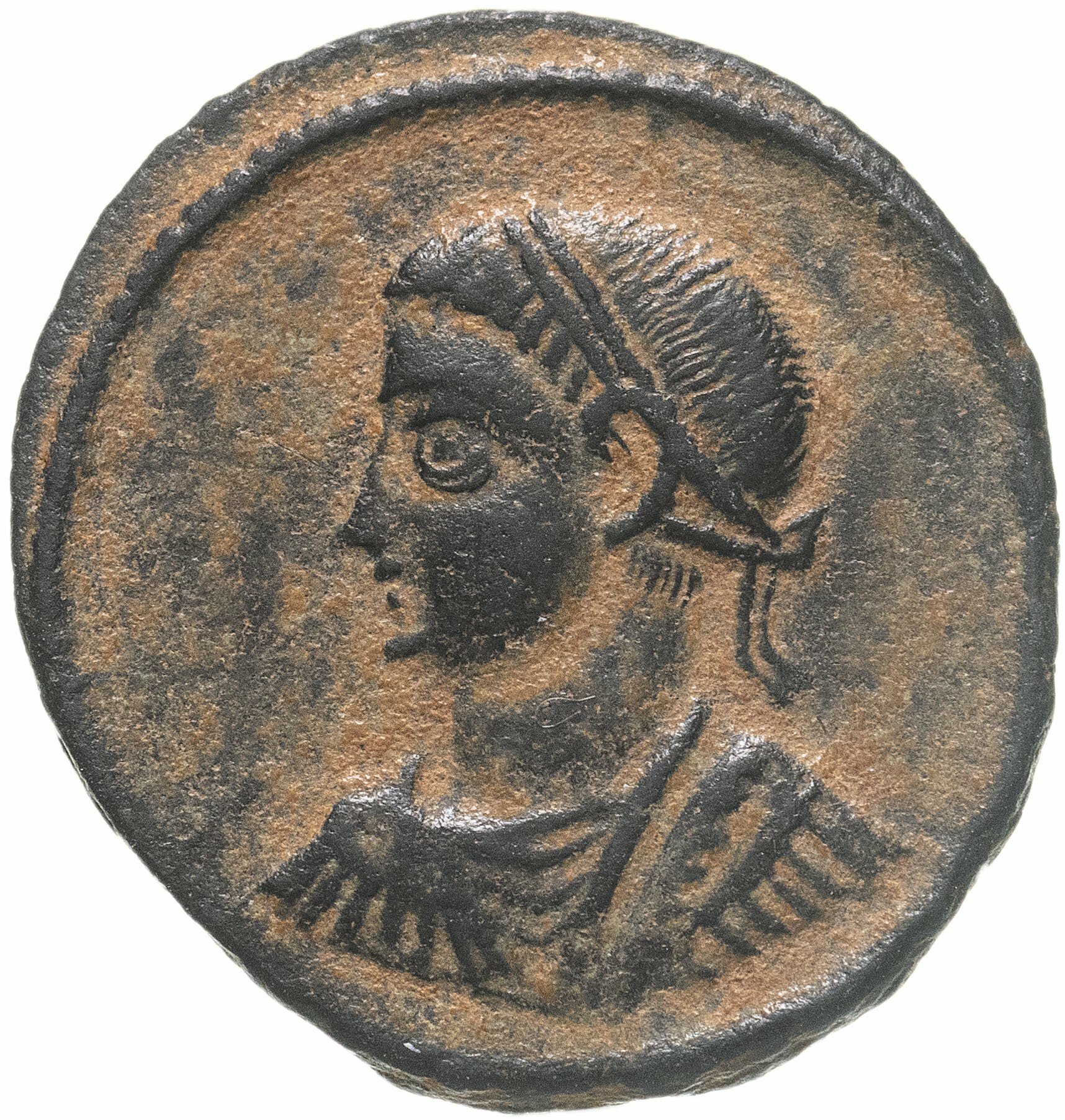 Римская империя, Константин II, 317-340 годы, нуммий Цезарь , Медь, в сохранности VF-XF
