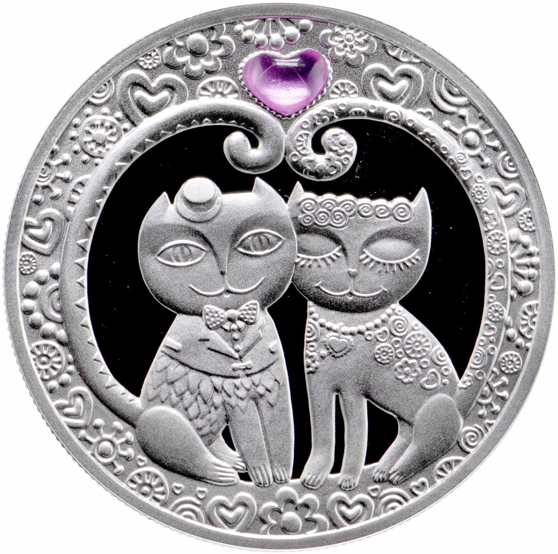 Беларусь 20 рублей 2011 "Моя любовь", Серебро 925, в сохранности Proof