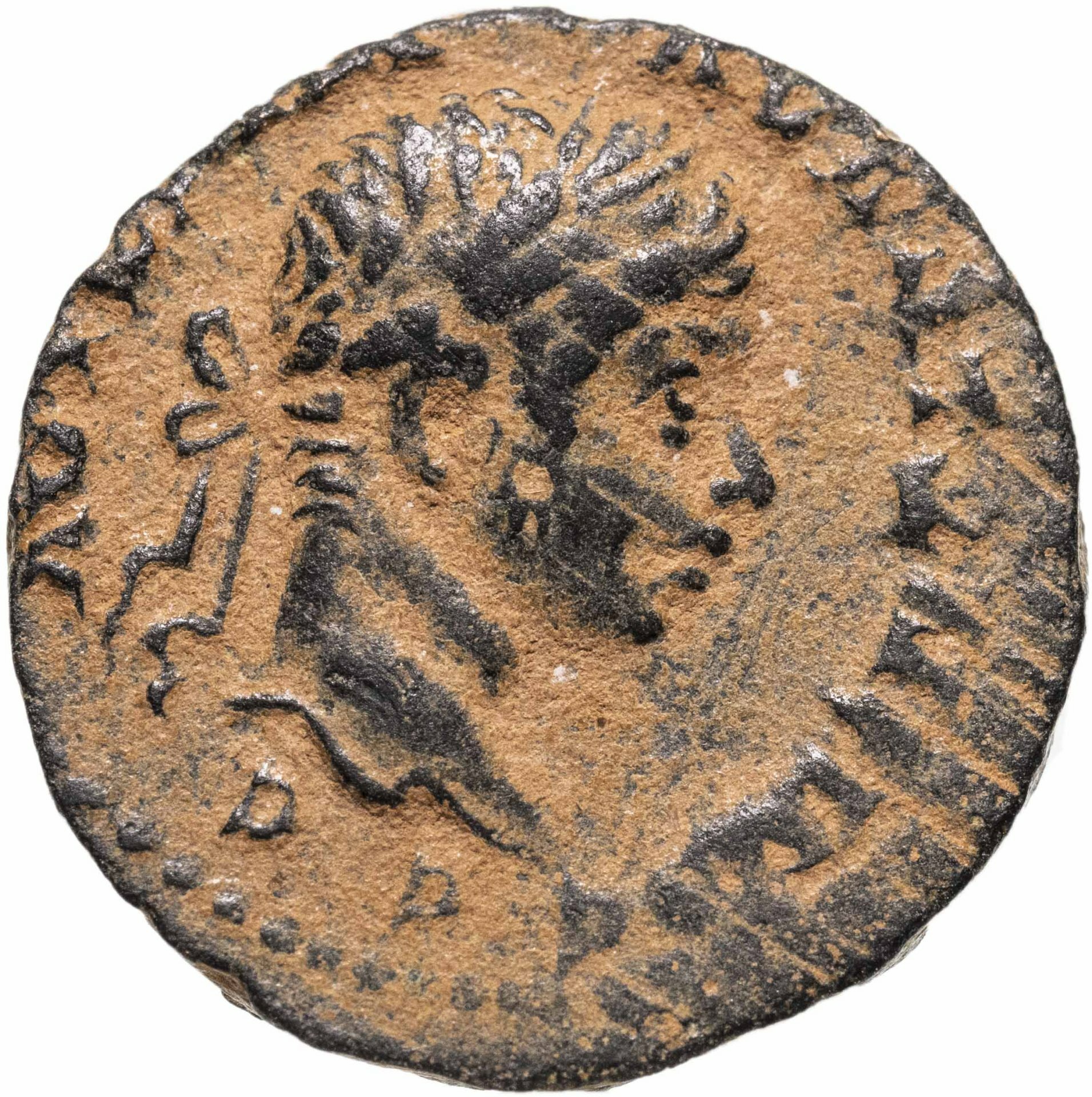Римская империя, провинция Сирия, Элагабал, 218-222 годы, ассарий "семис" , Бронза, в сохранности VF