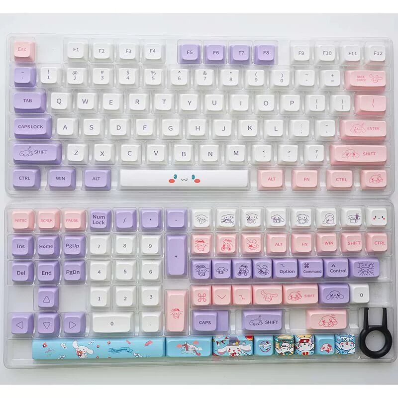 Колпачки для клавиатуры Cinnamon Dog, профиль XDA, vgn Ninglang Zhizhu, atk68, 75, 98, 99, 104, одиночные