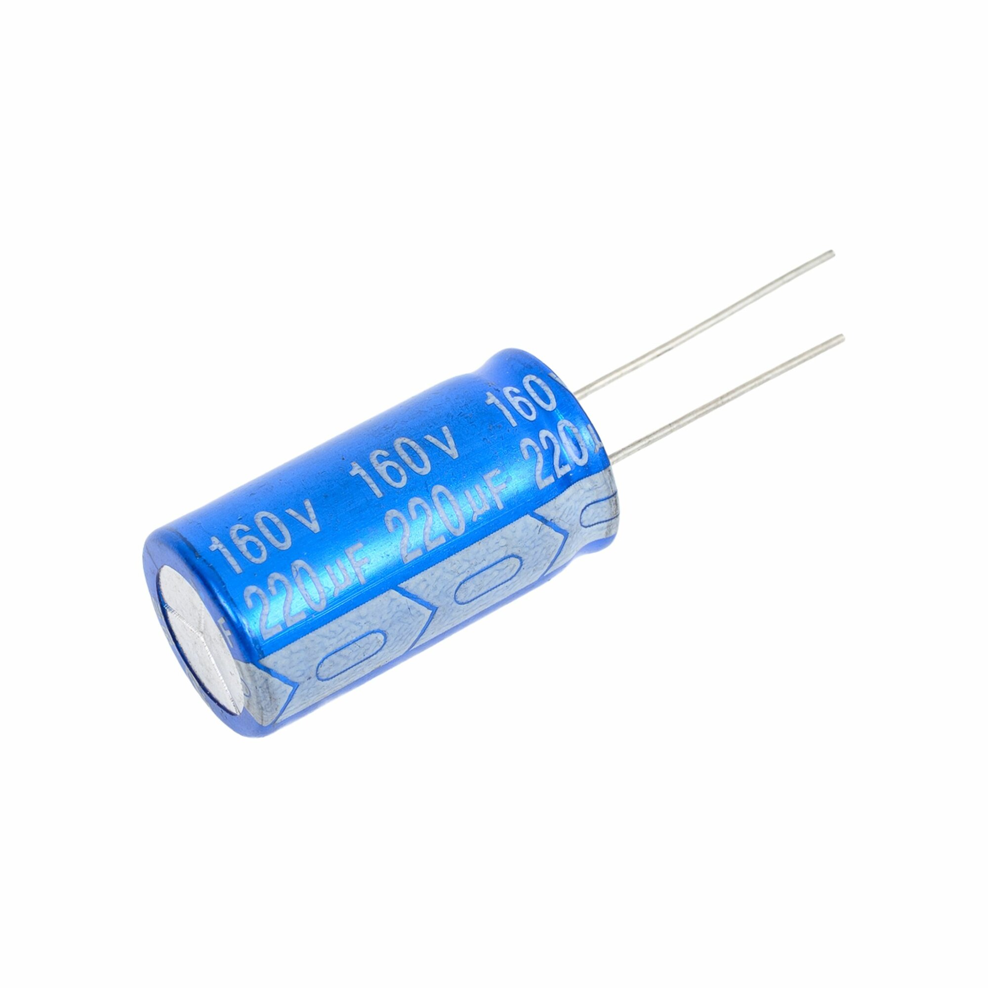 Конденсатор электролитический JB Capacitors, 220мкФ, 160В, -55/105C, 16x30 / P:7.5 мм, JRB2C221M07501600300000BST-307