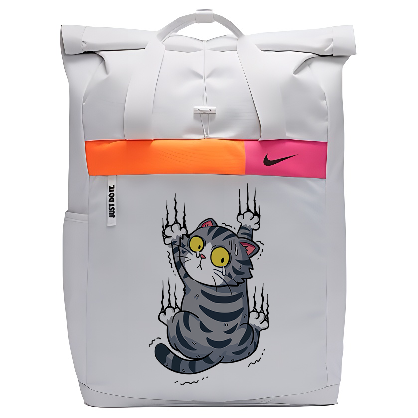 Рюкзак унисекс Nike Polyester Regular, светло-серый