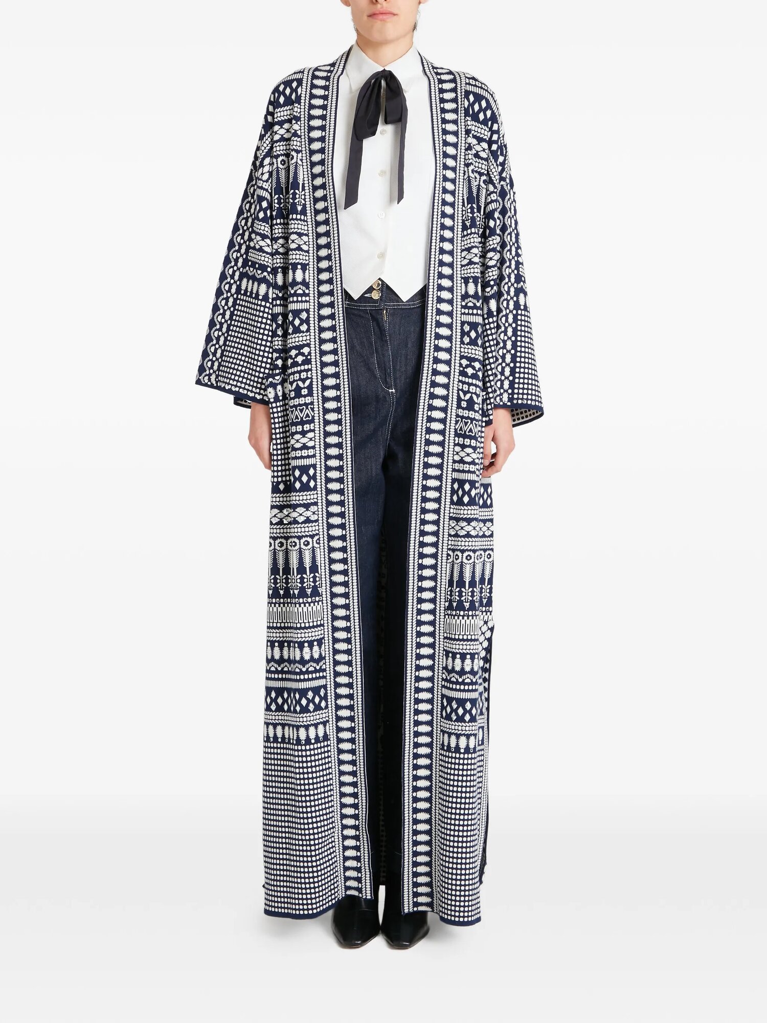 Пальто Temperley London Tlalli, размер 16, blue — фото 1