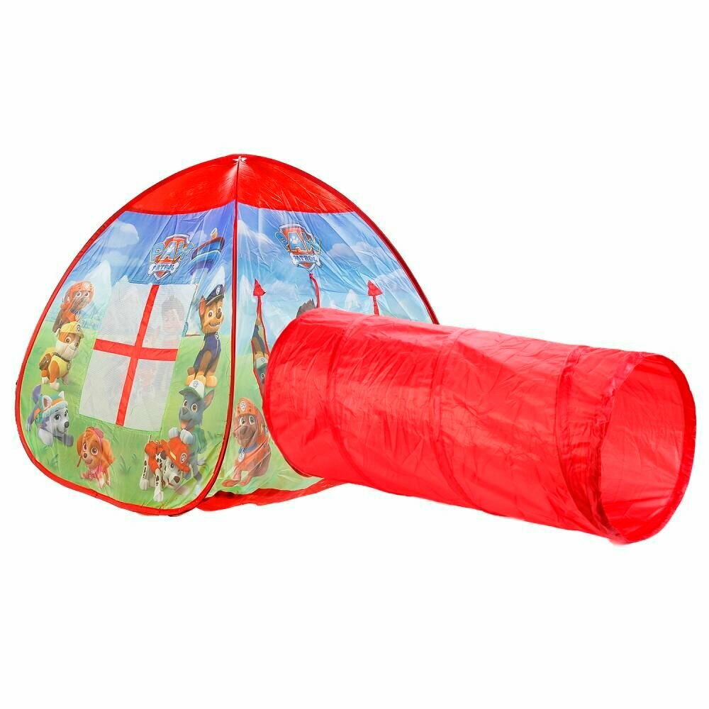 Детская игровая палатка с тоннелем "Щенячий патруль"