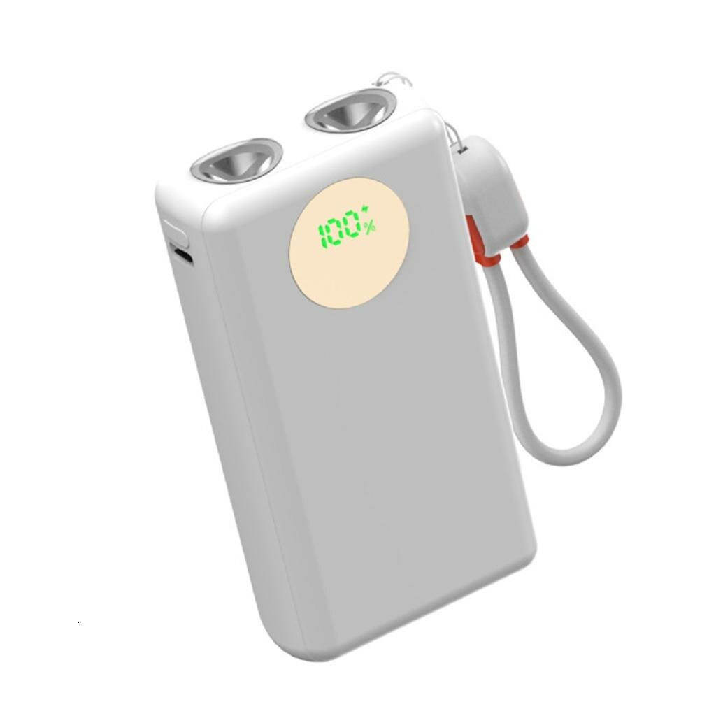 Комплект для сборки 2x21700 с USB Type-C и цифровым дисплеем, Белый