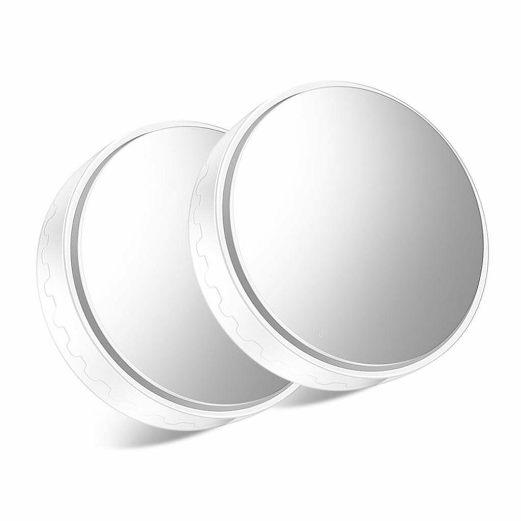 Круглое слепое зеркало без рамки для автомобиля, Белый