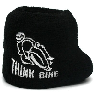 Черный чехол на бачок тормозной жидкости мотоцикла "Think Bike"