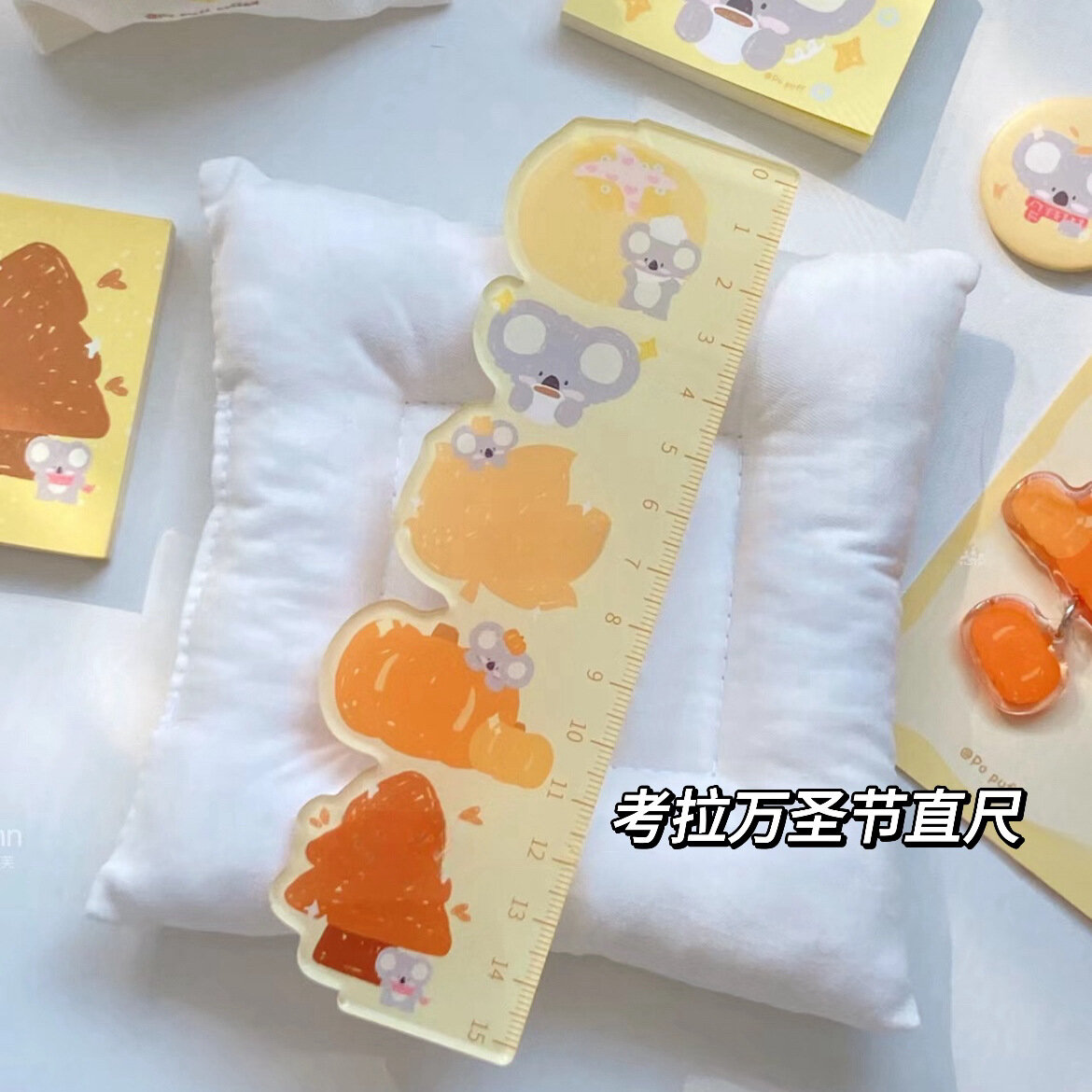 Милый акриловый линейка в форме морских животных, высококачественный набор линеек для учеников начальной школы, треугольная линейка для измерений