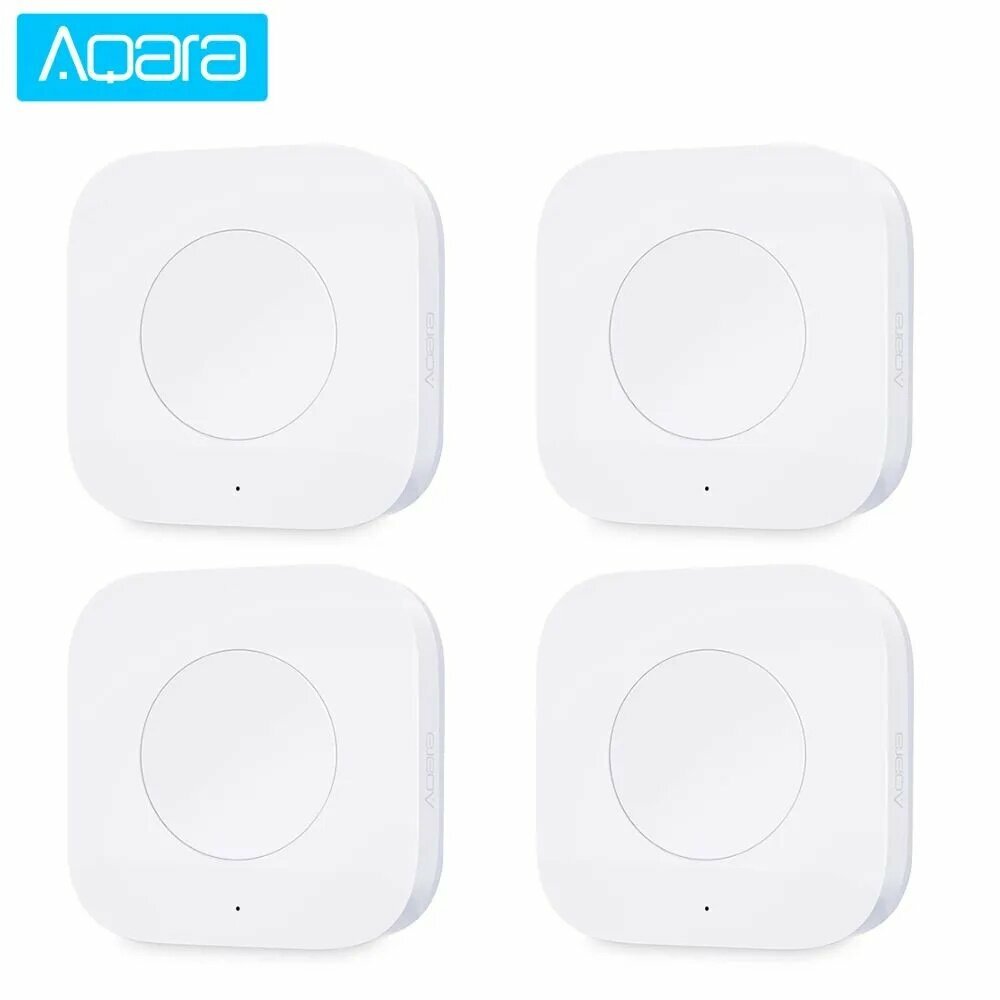 Aqara 4Pcs беспроводной мини-переключатель ZigBee система дистанционного управления переключатель