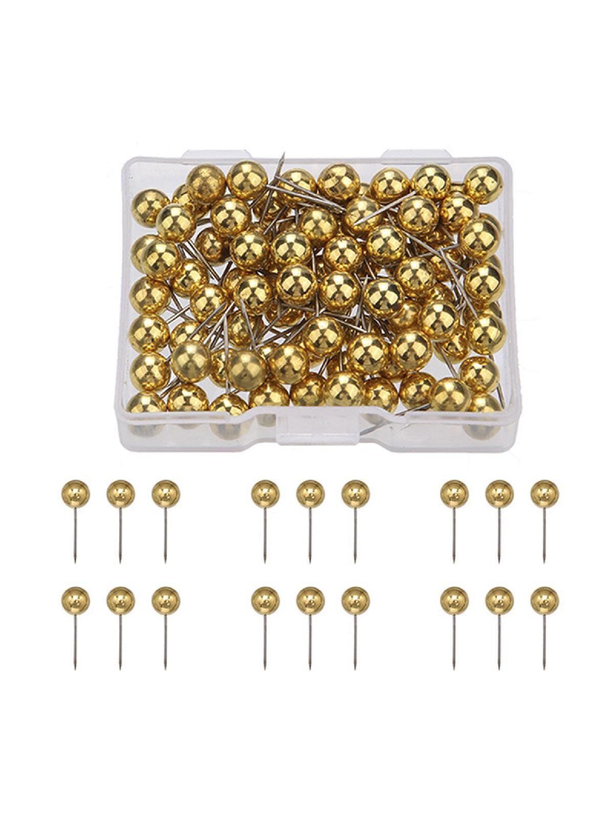 Булавки для карт Практичные булавки для большого пальца Круглые булавки для студентов