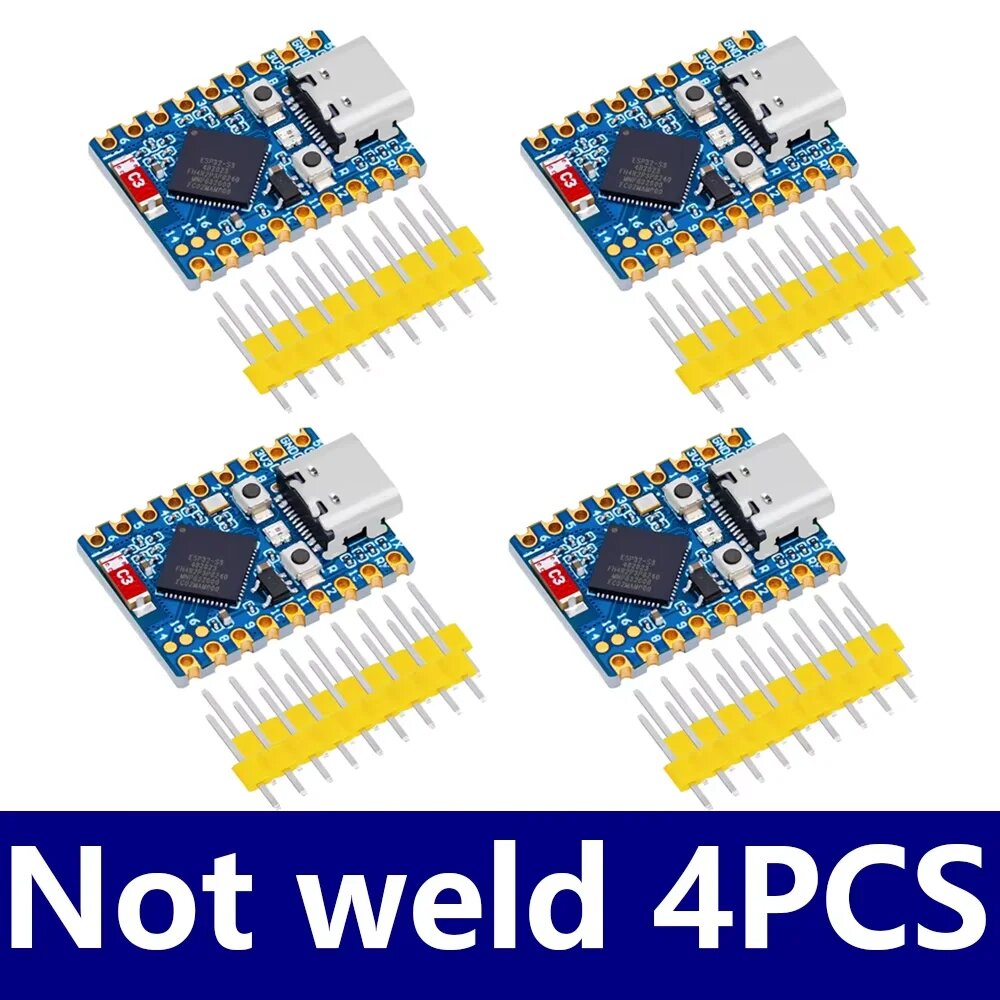 ESP32-S3-Zero Mini модуль baishundianzi Not weld-4PCS