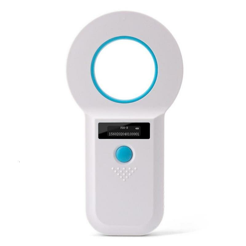 Сканер микрочипов для животных с RFID и Bluetooth, Белый