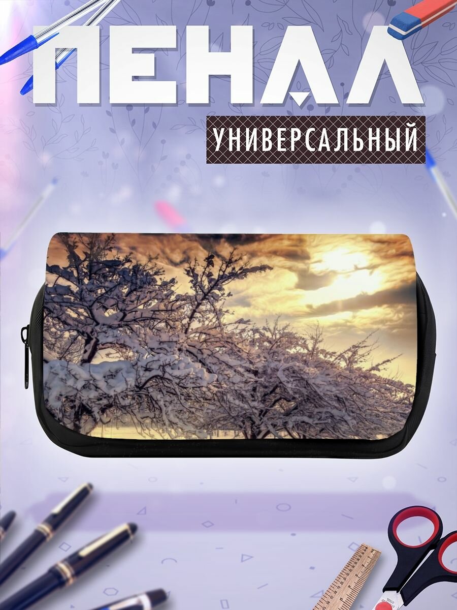 Школьный пенал природа дерево