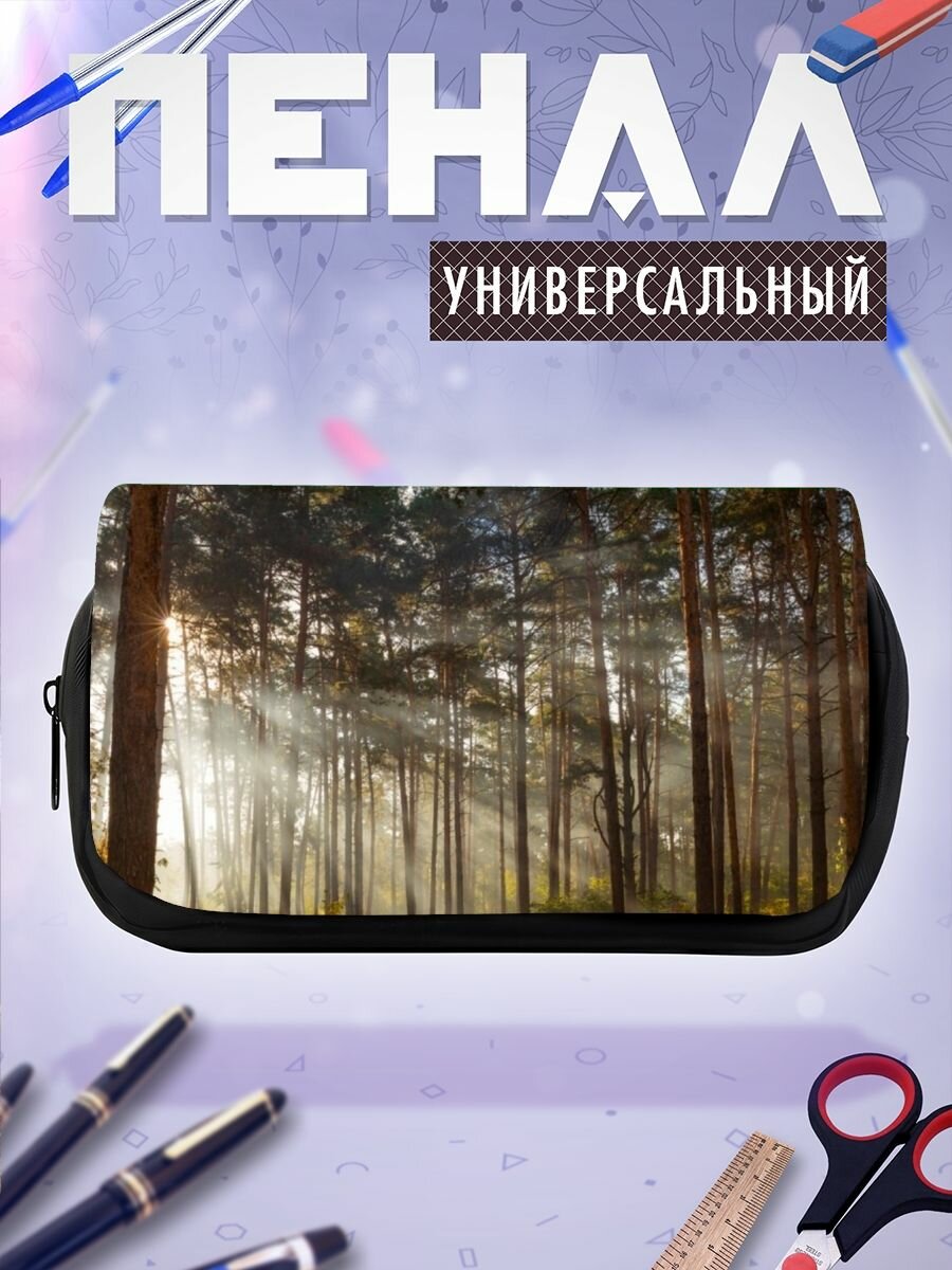 Школьный пенал ель лес