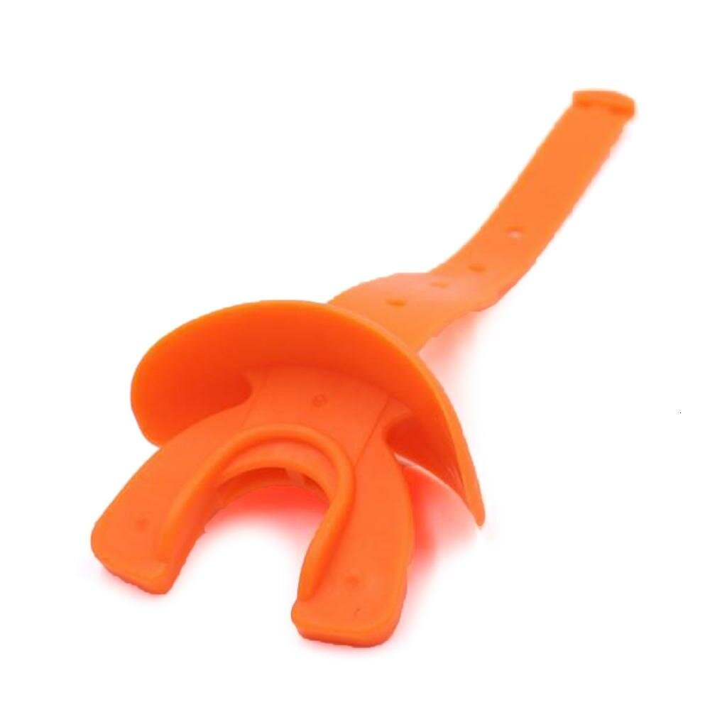 Спортивная двойная капа с защитой губ, Оранжевый