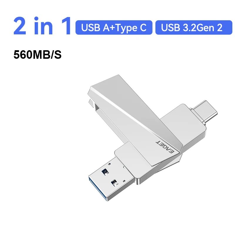 Eaget SU100 USB-флешка 512 ГБ / 1 ТБ 256 ГБ, SU60 USB Pen Drive