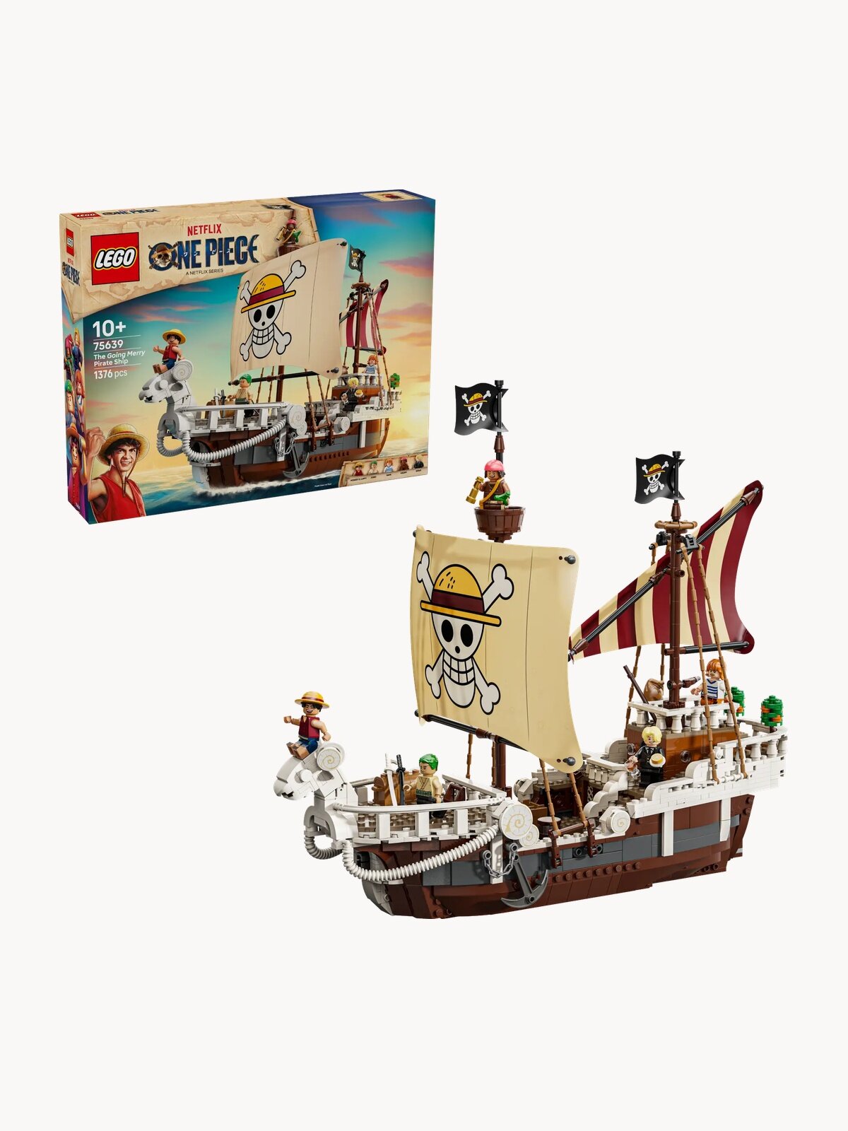 Конструктор LEGO One Piece 75639 Пиратский корабль «Гоинг Мерри», 1376 дет.