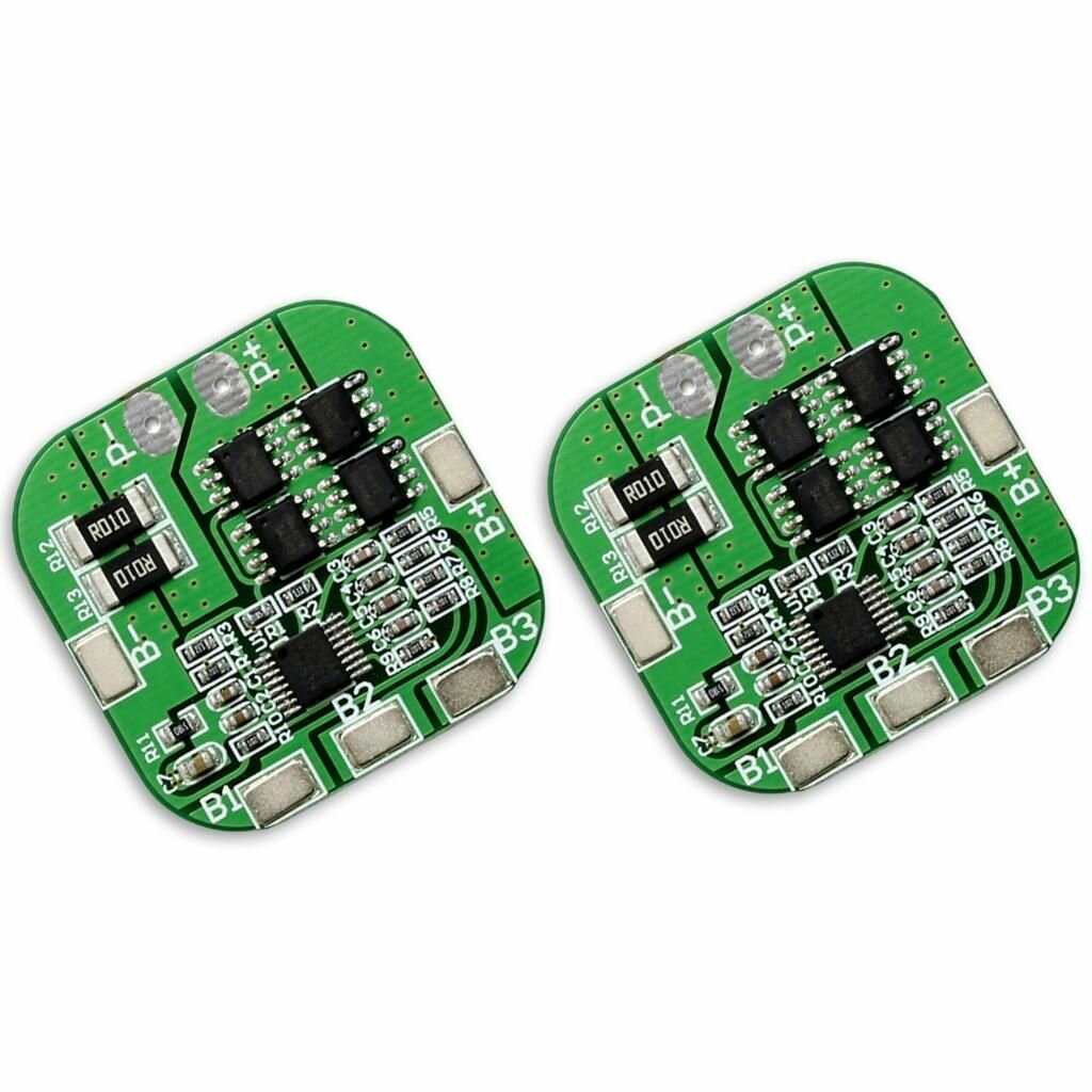 4S BMS плата для 18650 аккумуляторов, - 2pc