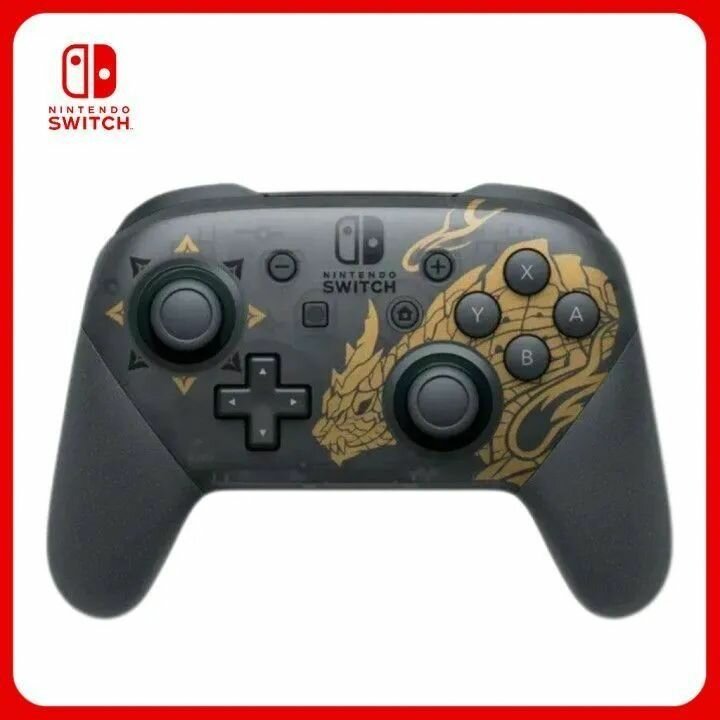 Nintendo Геймпад Nintendo Switch Pro Controller Bluetooth, (Monster Hunter Rise Edition)