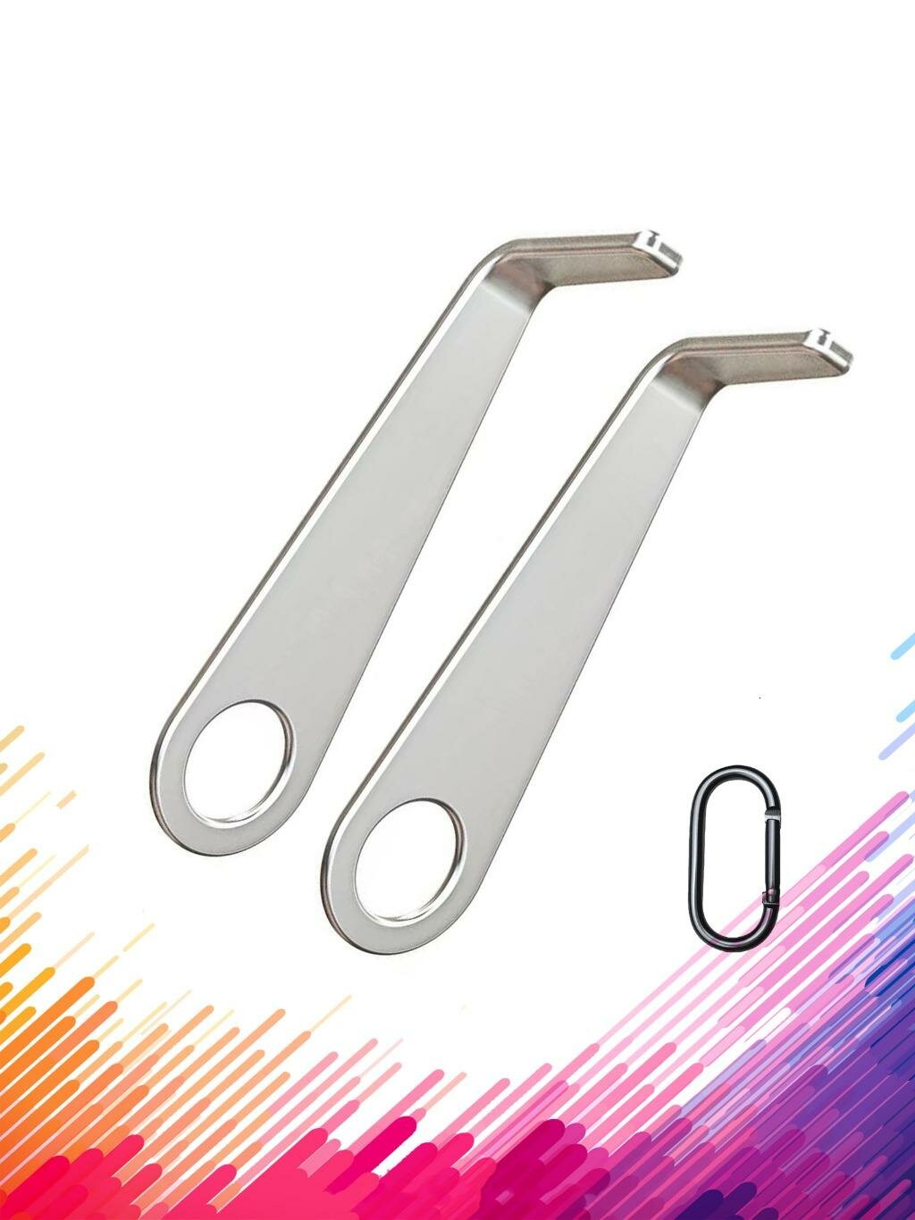 Набор дверных звонков из нержавеющей стали с батарейками