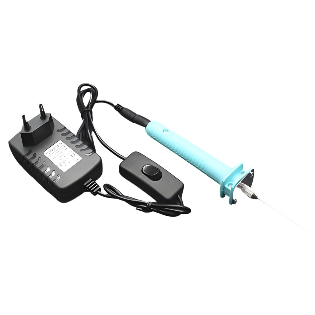 Игольчатая электронагревательная ручка для резки пенопласта с блоком питания европейского стандарта-50 мм