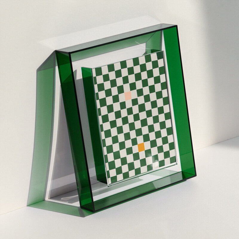Цветная акриловая фоторамка DIY, прозрачная фоторамка, подставка для демонстрации, рамка для 6inch постеров, настенная подвесная полая фоторамка, возможность кастомизации
