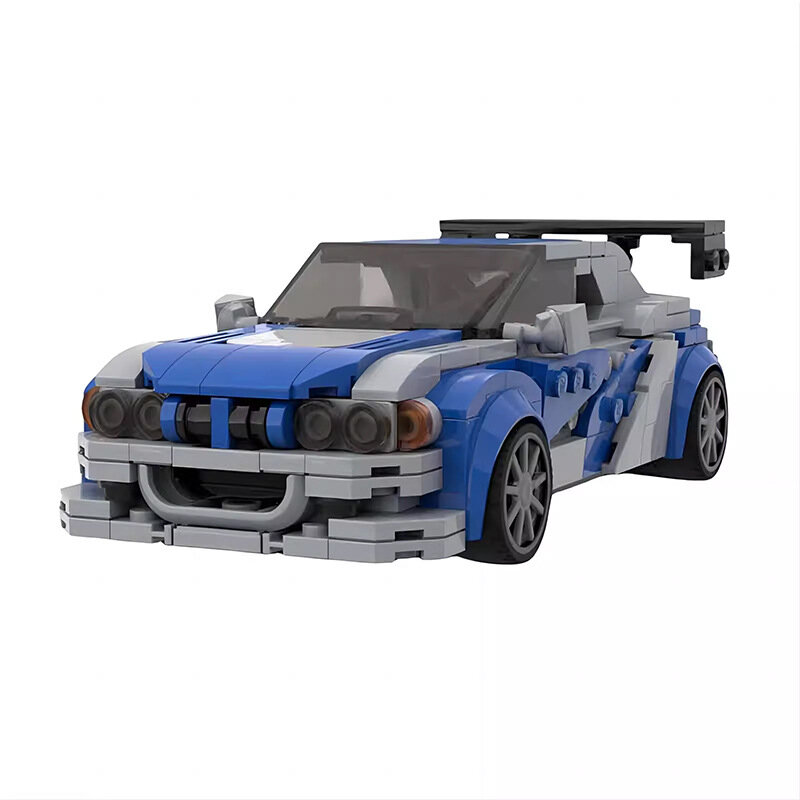 Модель Need for Speed MOC BMW E46 M3 GTR Speed Champion Power Racing Мужская сборка