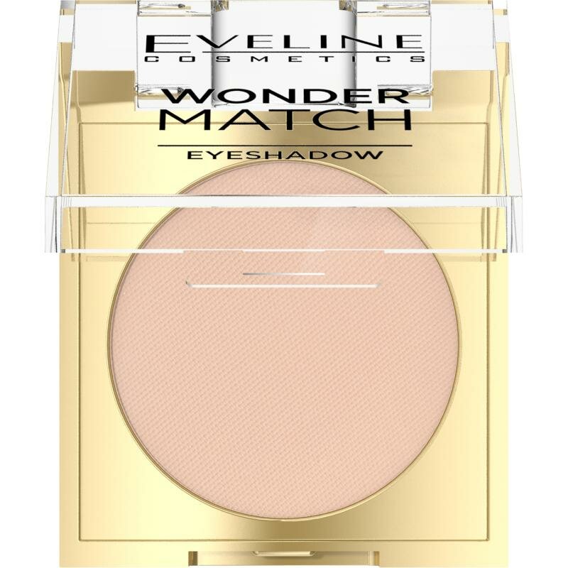 Тени для век Eveline Матовые, с высокой пигментацией, №01 BASE серии WONDER MATCH (4106)