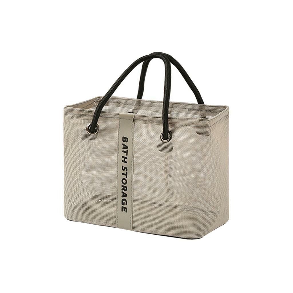 Сетчатая сумка для душа, Маленький серый