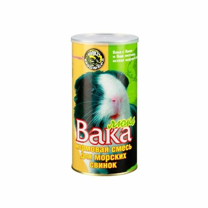 Корм для морских свинок вака Люкс 800 г туба