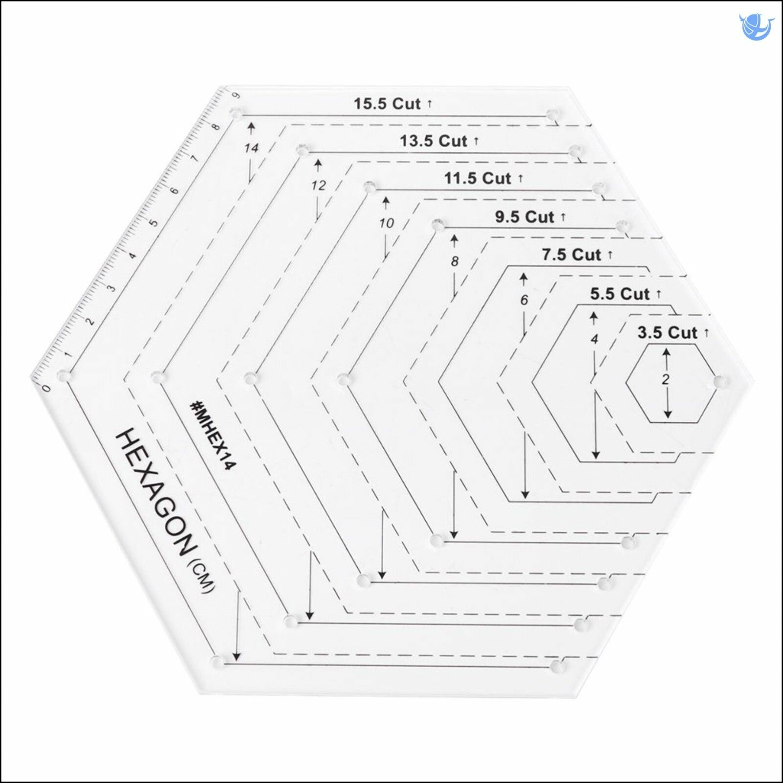 Шестиугольная линейка