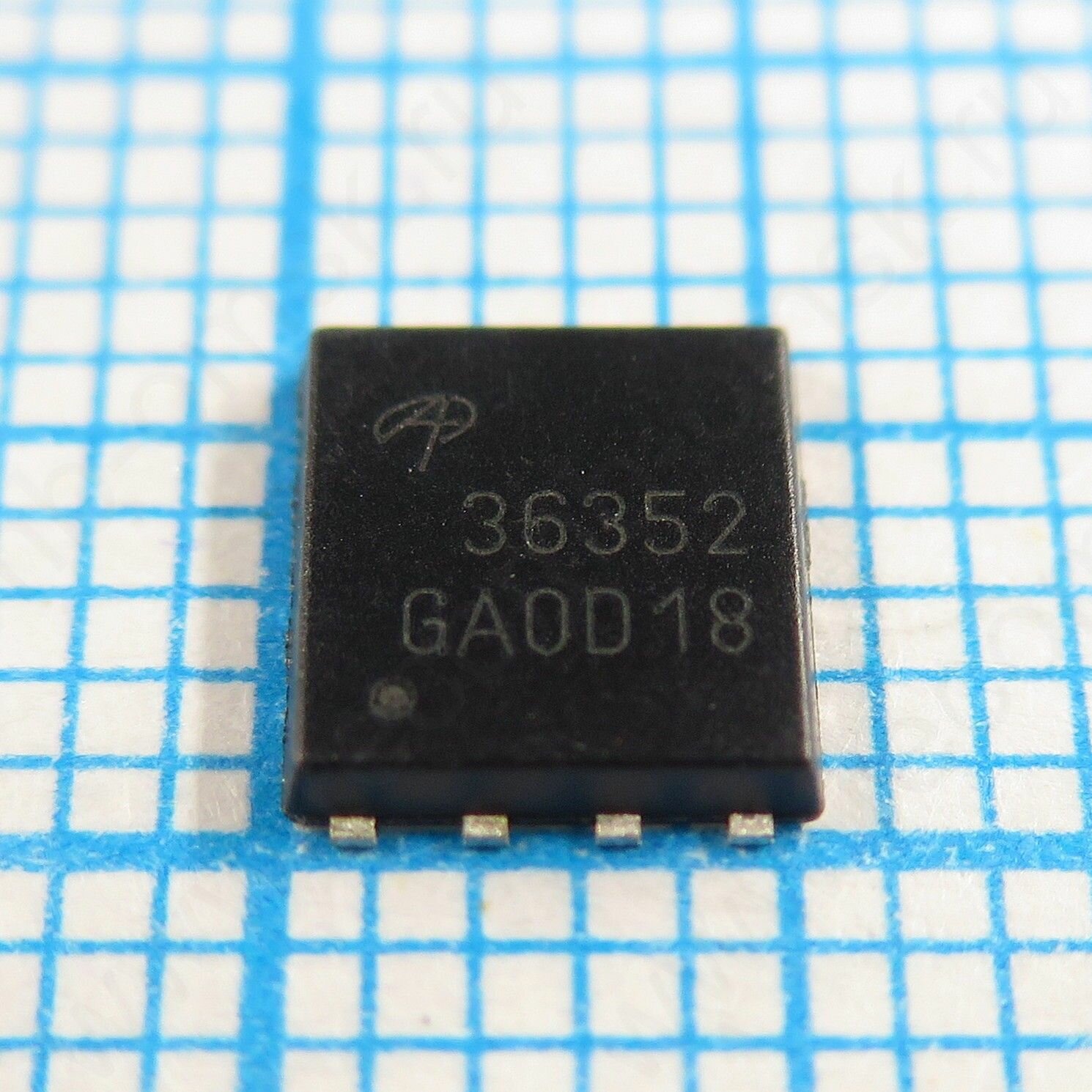 AONY36352 30V 49A/85A - Сдвоенный N-канальный транзистор