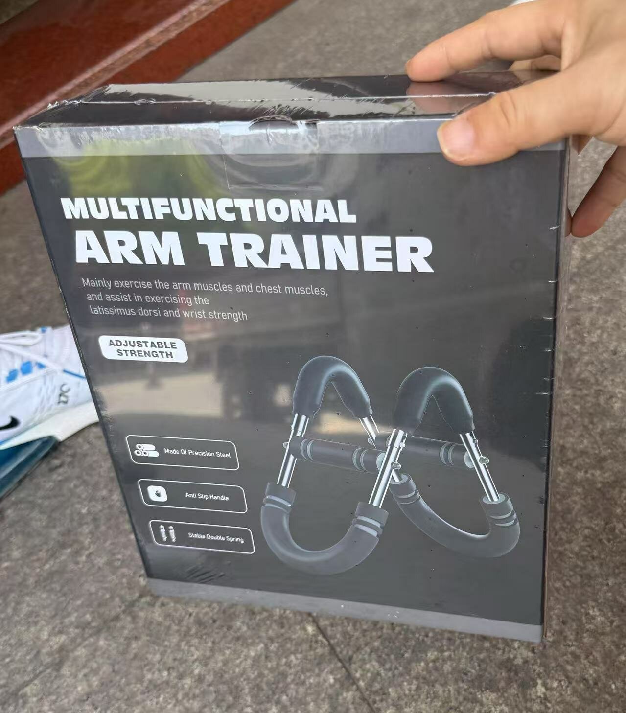 Многофункциональный U-образный тренажер для рук, регулируемый инструмент для тренировки мышц груди, домашний тренажер для рук, оборудование для фитнеса для укрепления запястий