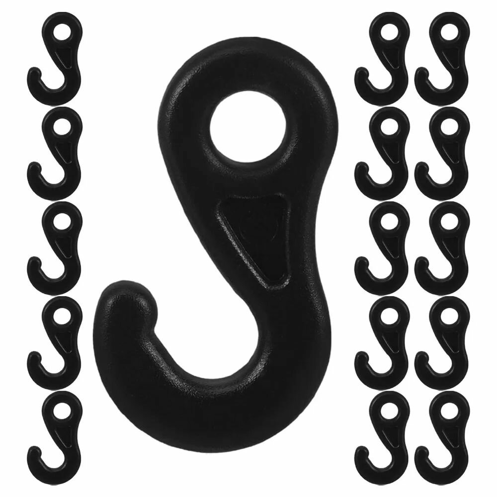 Крючки Для Веревок Палатки, 30 Штук, Из Пластика POM, Ветрозащитные, Для Походов И Туризма