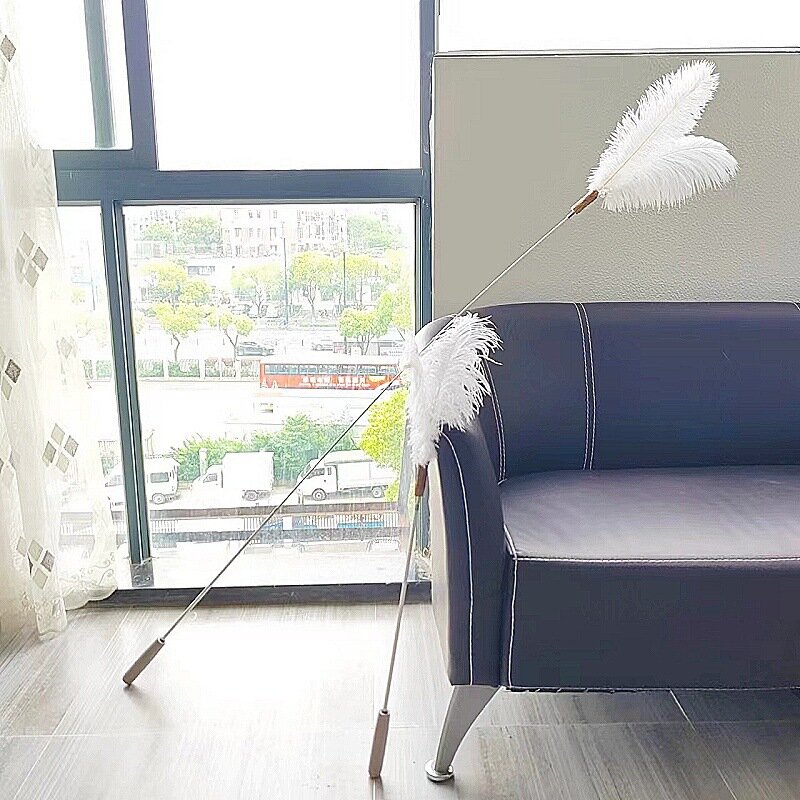 Игрушка для кошек, экстра длинная палка с перьями фазана/страуса, дразнилка с колокольчиком, игрушка для кошек, оптовая продажа от производителя