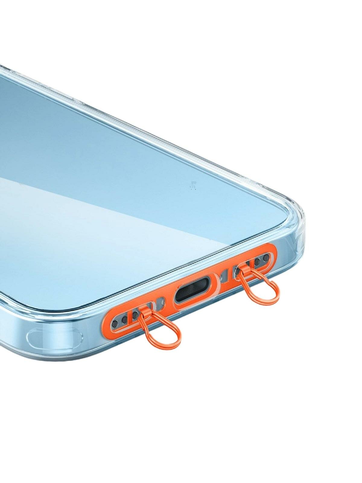 Адаптер для шнурка для телефона Надежное и тонкое металлическое крепление для шнурка для телефона