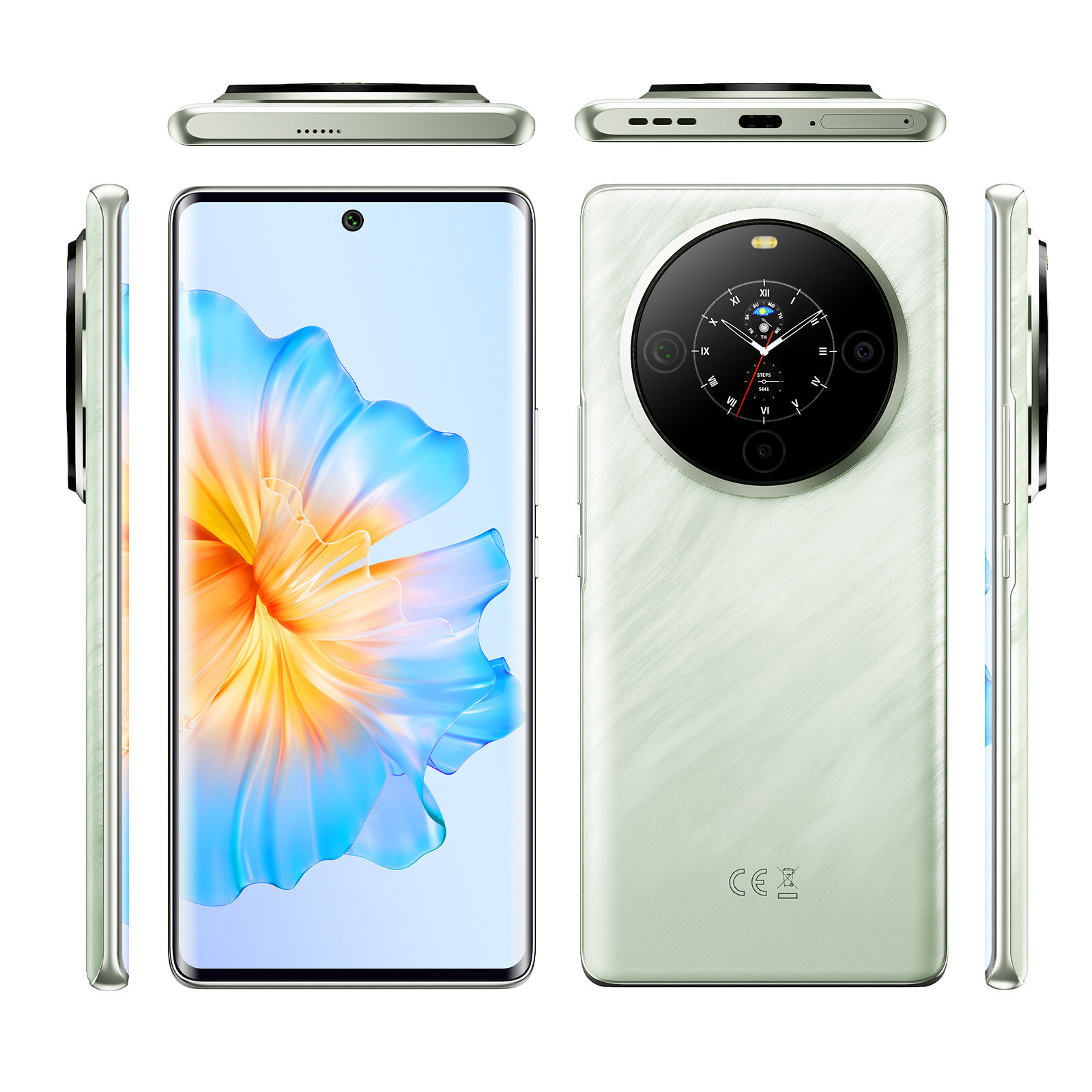 Смартфон, Unlocked, 6.67", Android 14, NFC, GPS, 5000mAh батарея, 4G, AMOLED Curved