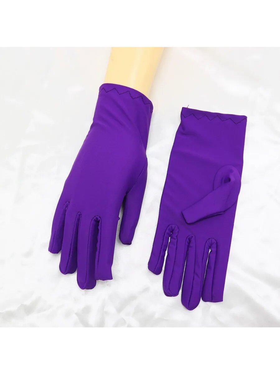Перчатки для танцев-один размер, Темно-фиолетовый