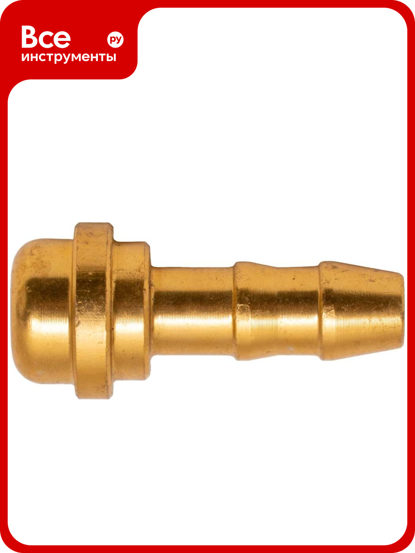 Ниппель 6.3 мм, под гайку M16x1.5, AL, 5 шт в упаковке KRASS 2190588